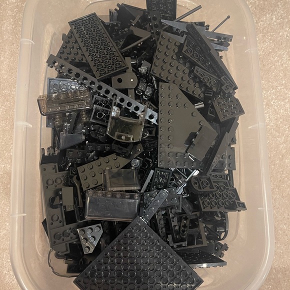 Lego | Toys | Black Assorted Lego Building Block Assortment Bundle Lot ...